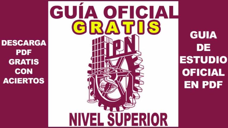 Guía IPN 2024 】 PDF GRATIS Nivel Superior todas las Áreas